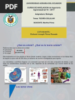 Linea Del Tiempo Teoria Celular | PDF | Nucleo celular | Biología Celular)