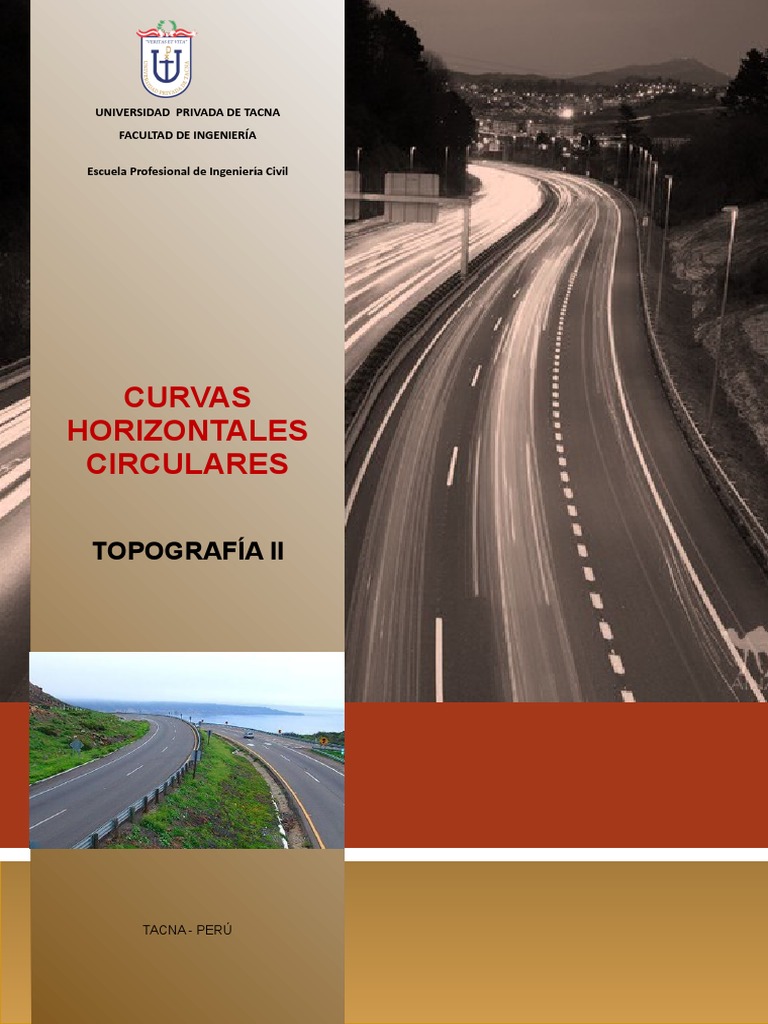 5 Curvas Horizontales Circulares | Curva | Infografia
