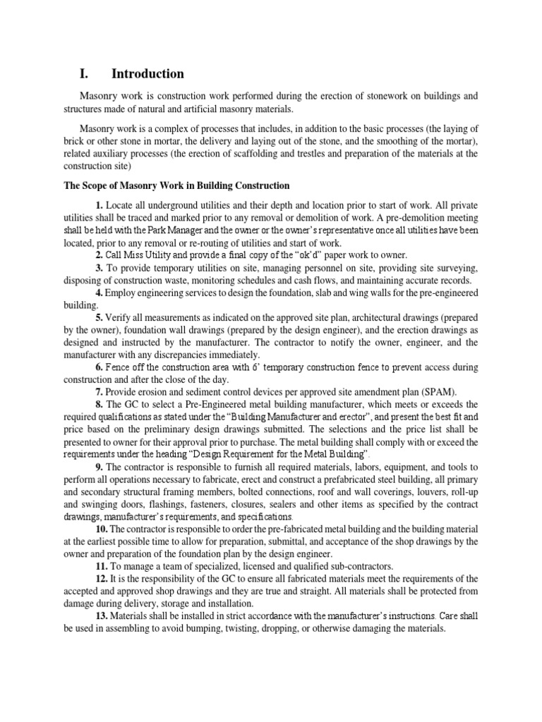 Masonry Work Is | PDF | Masonry | Rock (Geology)