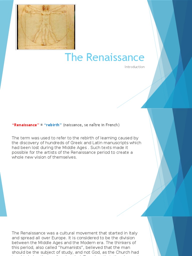 Introduction-The Renaissance | PDF