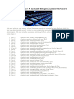 Mengenal Fungsi Tombol CTRL A Sampai Z Pada Keyboard | PDF