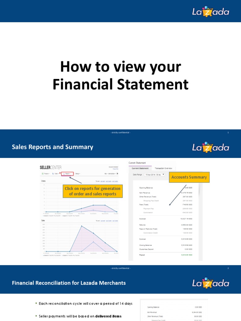 Financial Reconciliation Guide for Merchants | PDF