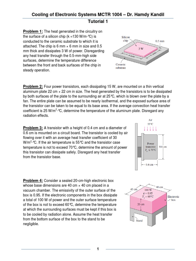 Tutorial | PDF | Heat Transfer | Electronics