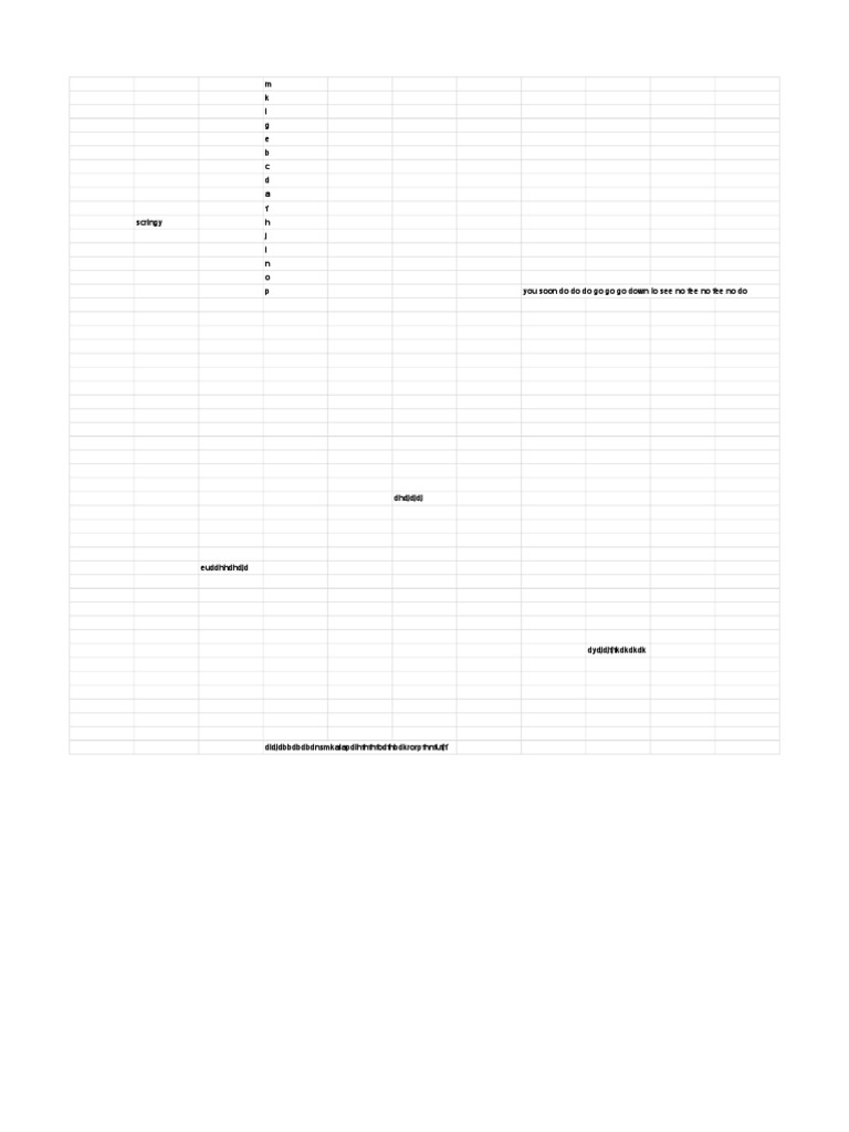 Untitled Spreadsheet | PDF
