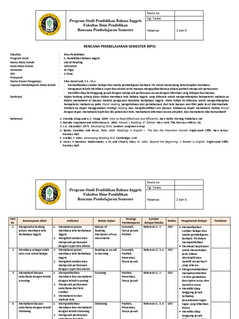 RPS Literal Reading | PDF