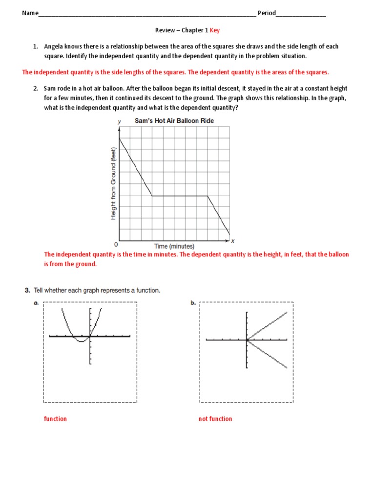 Understanding Independent and Dependent Quantities | PDF