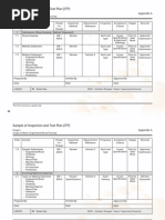 Sample Inspection and Test Plan ITP Form Template-40237 | PDF ...