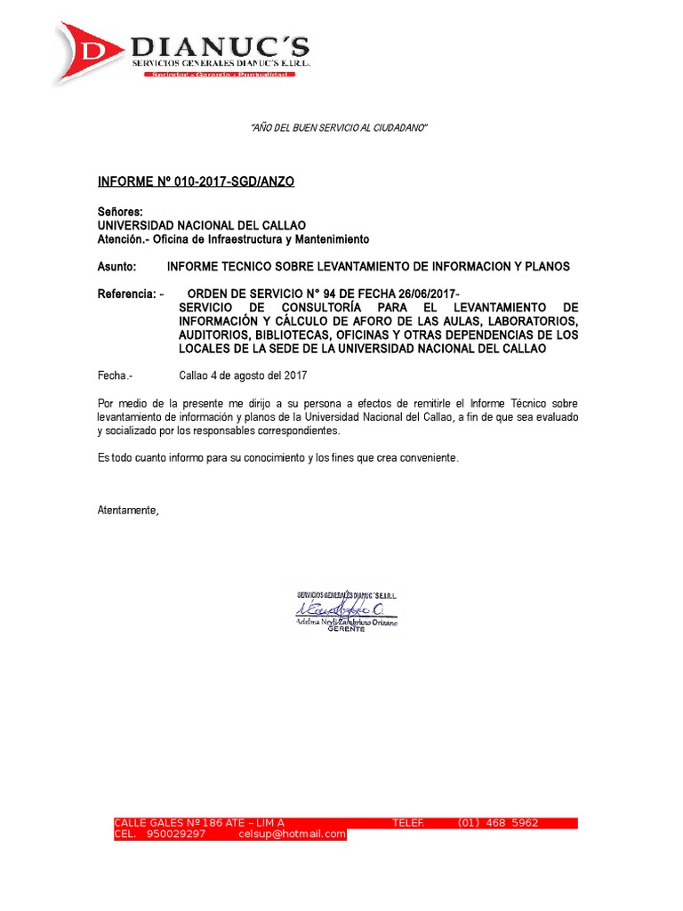 Informe de Planos y Levantamiento de Informacion | PDF | Science | Tecnología (general)