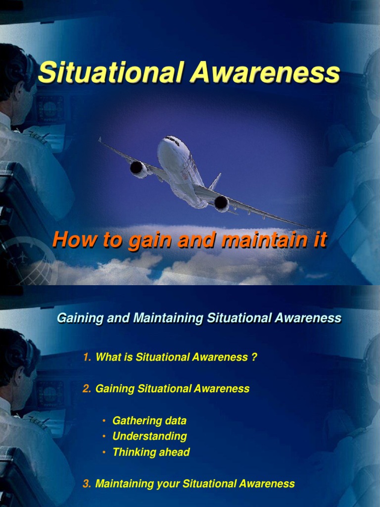 Mastering Situational Awareness in Aviation | PDF | Situation Awareness ...