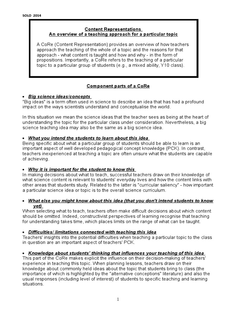 Content Representations Infov4 | PDF | Constructivism (Philosophy Of ...