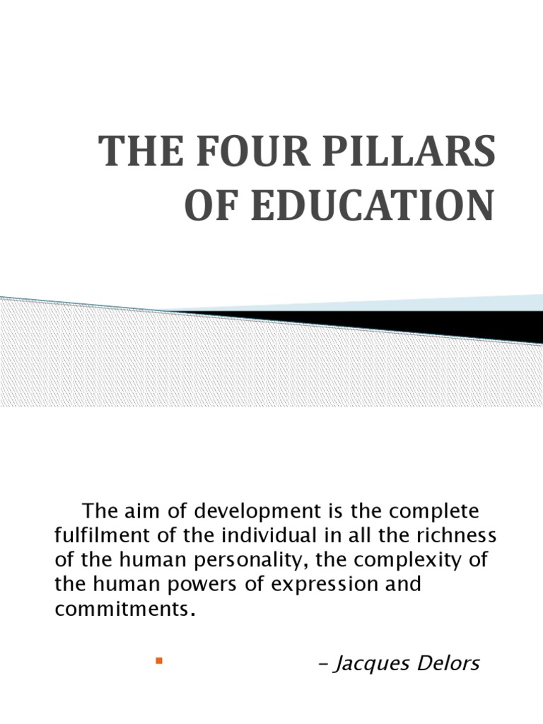 UNESCO's Four Pillars of Education | PDF | Learning | Cognition