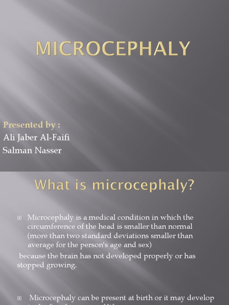 Microcephaly | PDF | Congenital Disorder | Prenatal Development