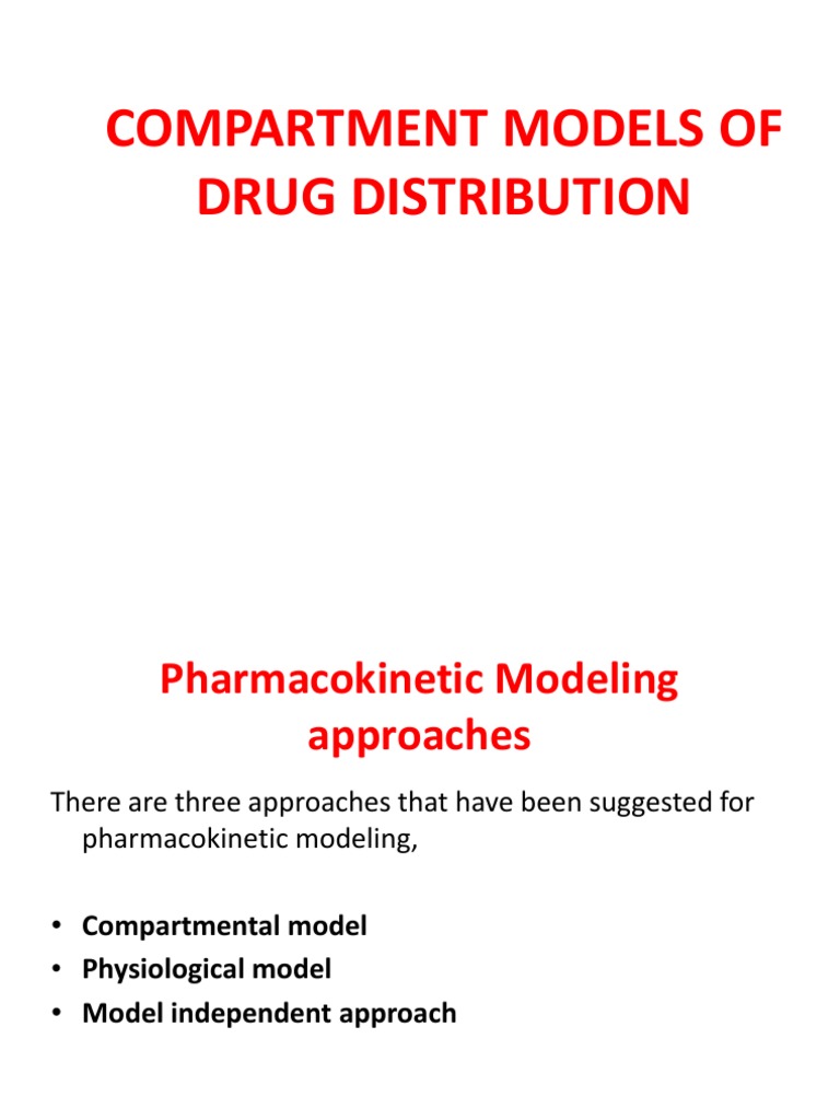 Compartment Models | PDF | Pharmacokinetics | Pharmacology