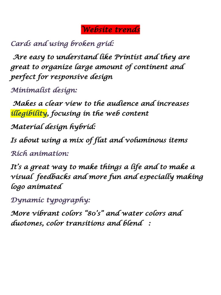 Trends in Broken Grid Web Design | PDF
