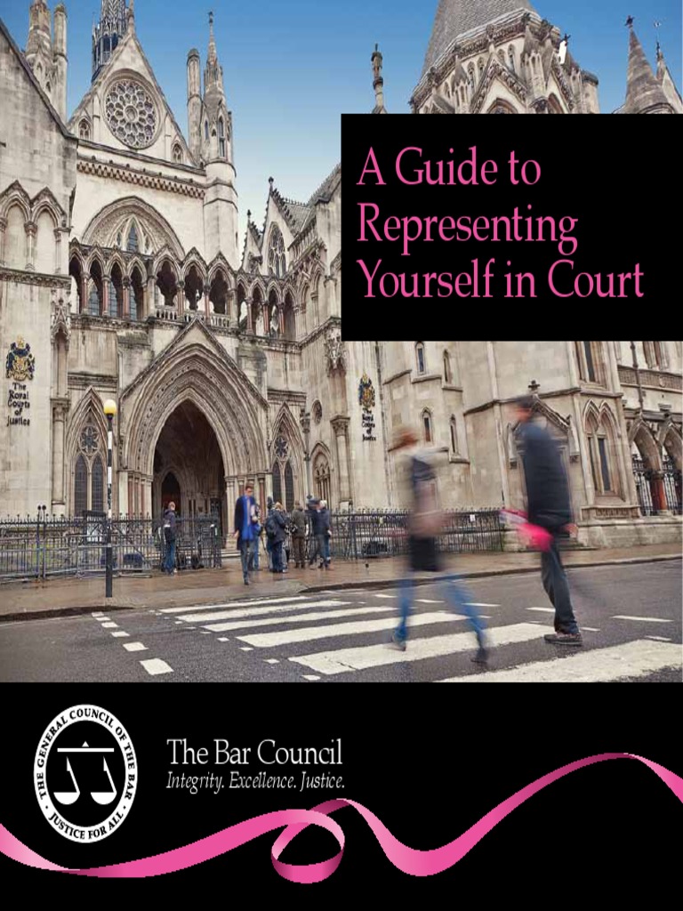 A Guide To Representing Yourself in Court: The Bar Council | PDF ...