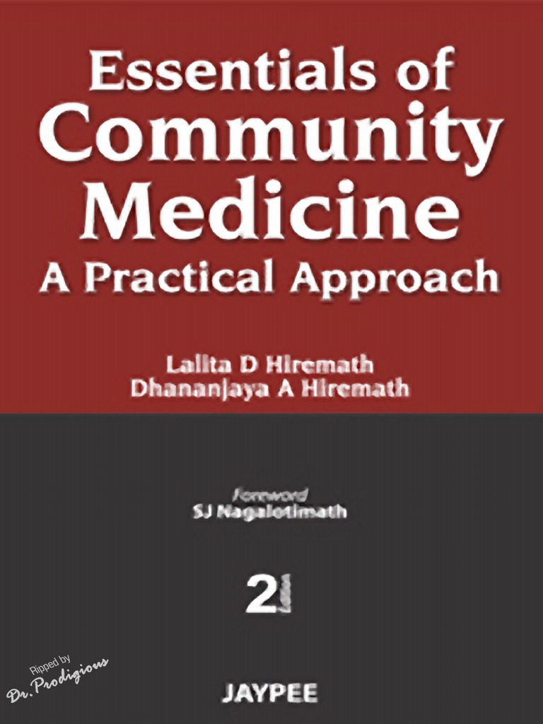 Essentials Of Community Medicine A Practical Approach Pdf Pdf