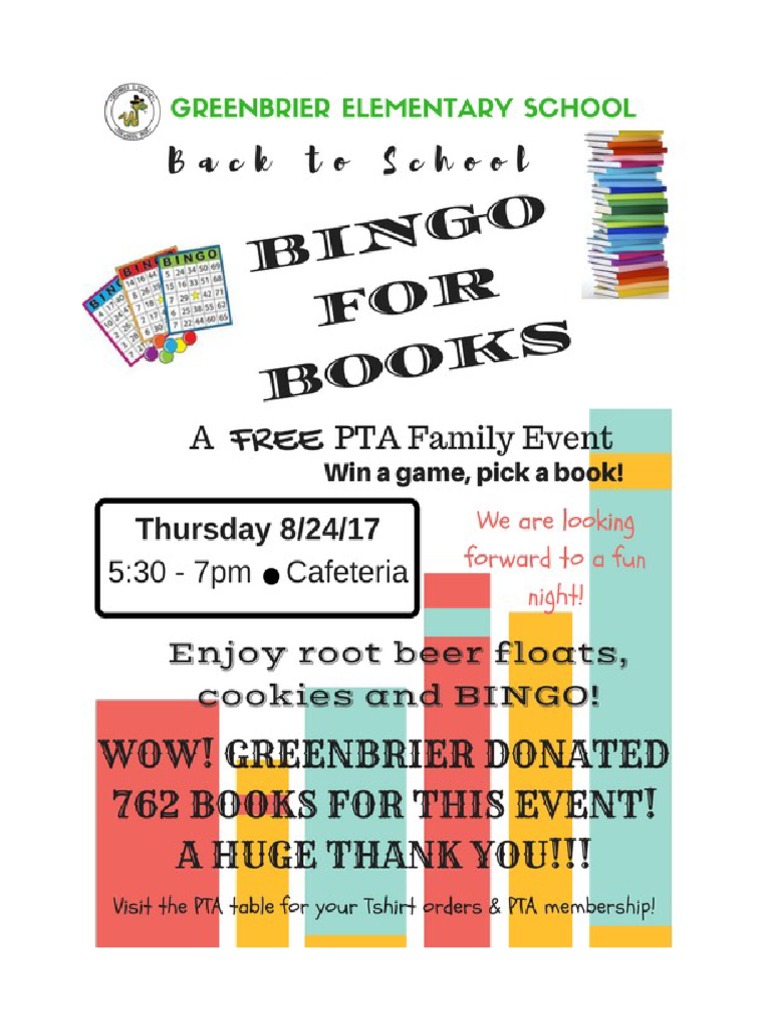 Bingo For Books Final Flyer | PDF