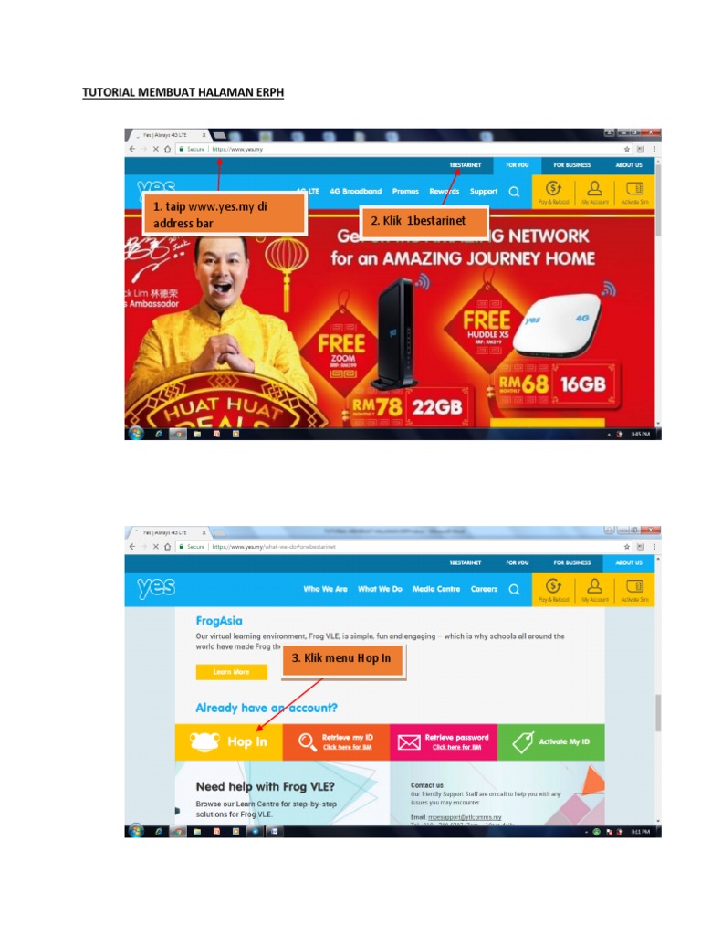 Tutorial Membuat Halaman Erph | PDF