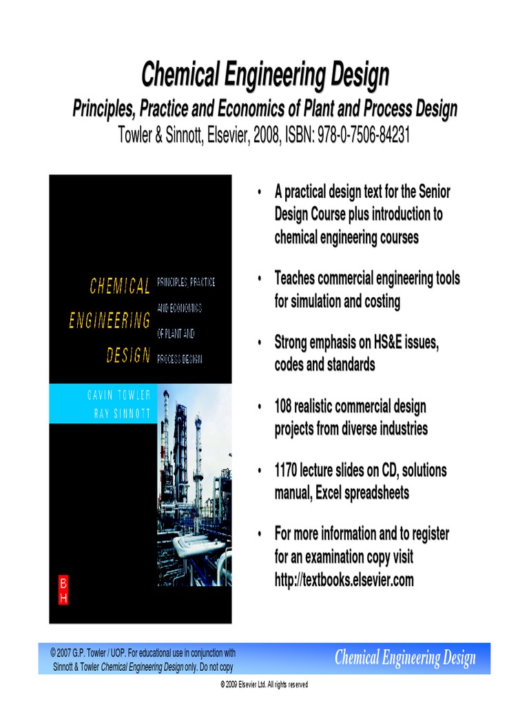 Towler - Chemical - Engineering - Design - MS Powerpoint PDF | PDF ...