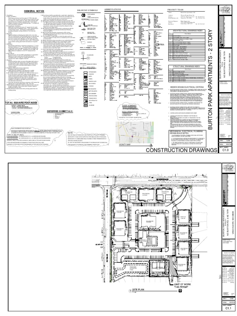 2 Story Architectural Dwgs | PDF | Specification (Technical Standard ...