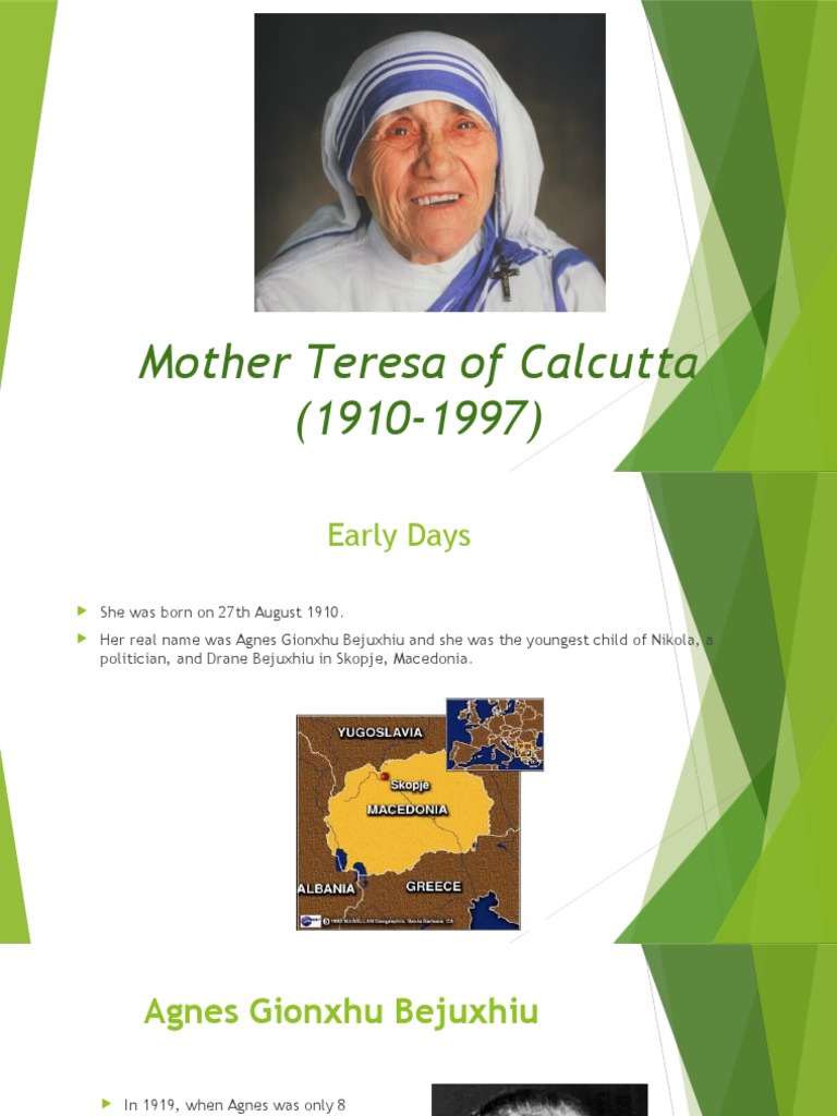 Mother Teresa of Calcutta (1910-1997) | PDF | Mother Teresa | Religion ...
