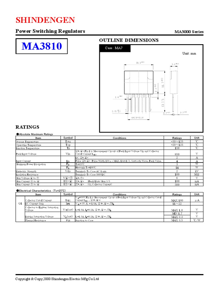 MA3810 | PDF
