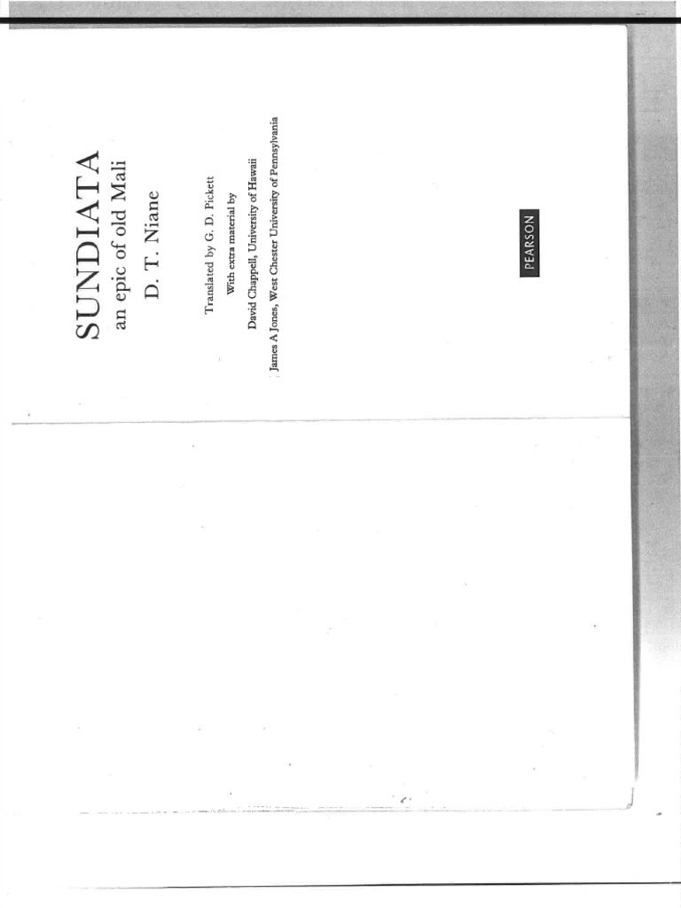 Sundiata-Epic of Old Mali | PDF