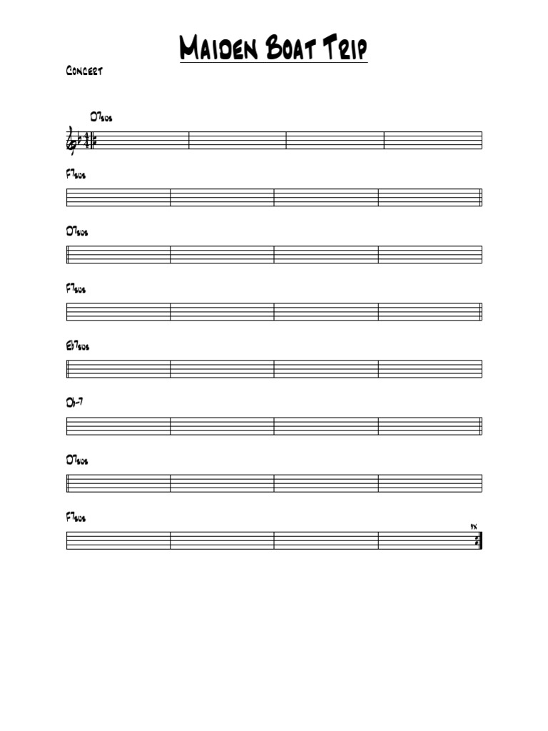 Maiden Boat Trip | PDF