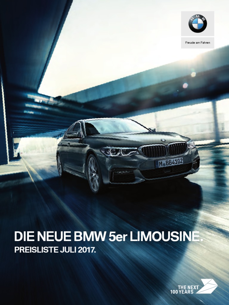 Preisliste Bmw 5er