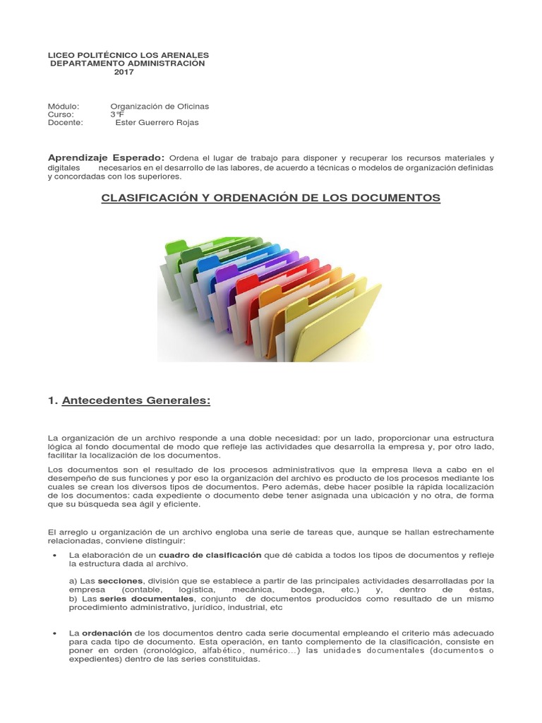 Clasificacion de Documentos