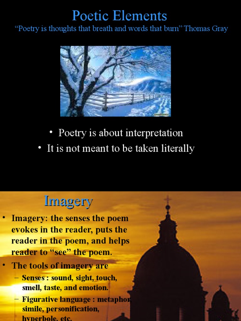 Poetic Elements Including Sample Poems and Devices | PDF | Metre ...