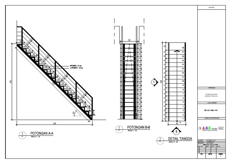 33 Ar - Detail Tangga Plat | PDF