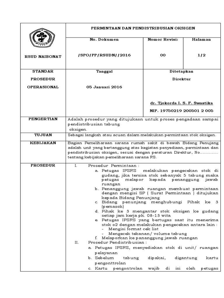 Spo Oksigen | PDF