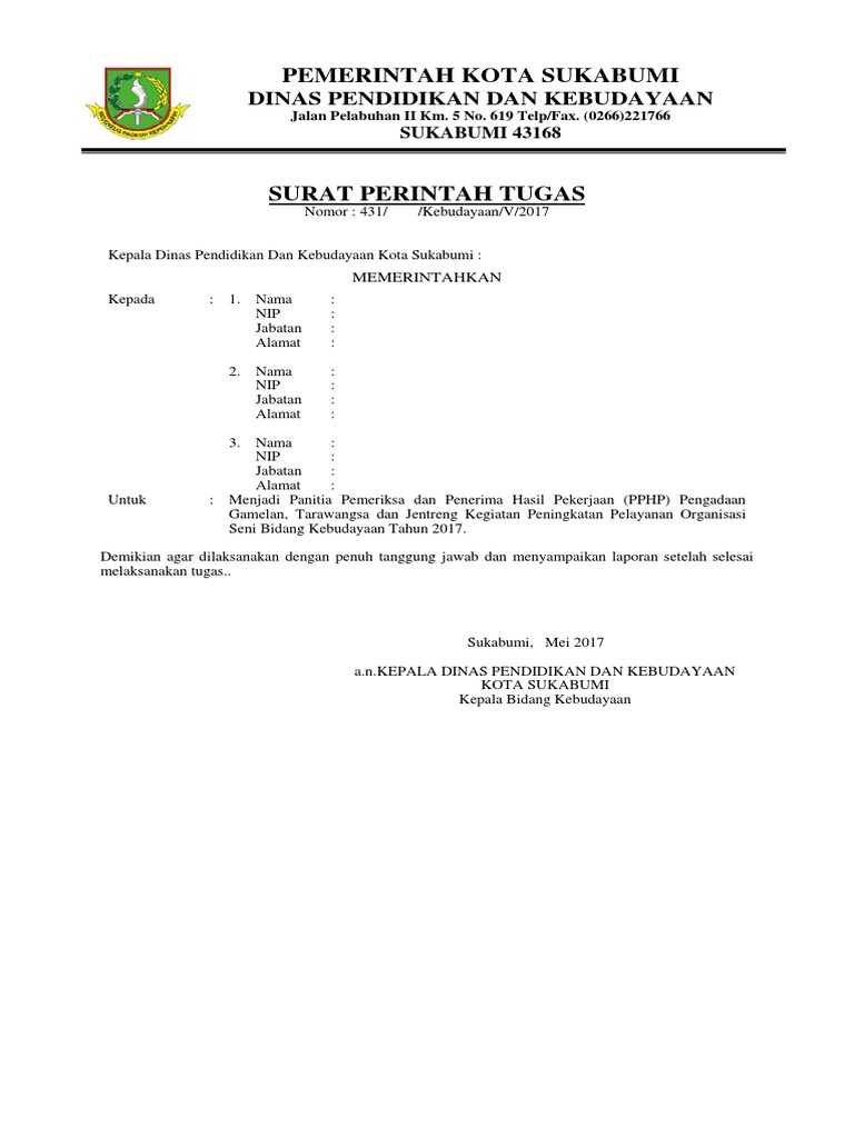 Contoh Surat PPHP | PDF
