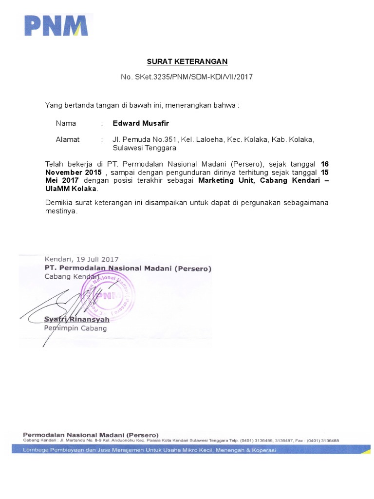 Surat Keterangan | PDF | Olahraga & Rekreasi