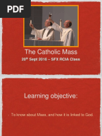 Parts of The Mass Powerpoint | PDF | Mass (Liturgy) | Eucharist