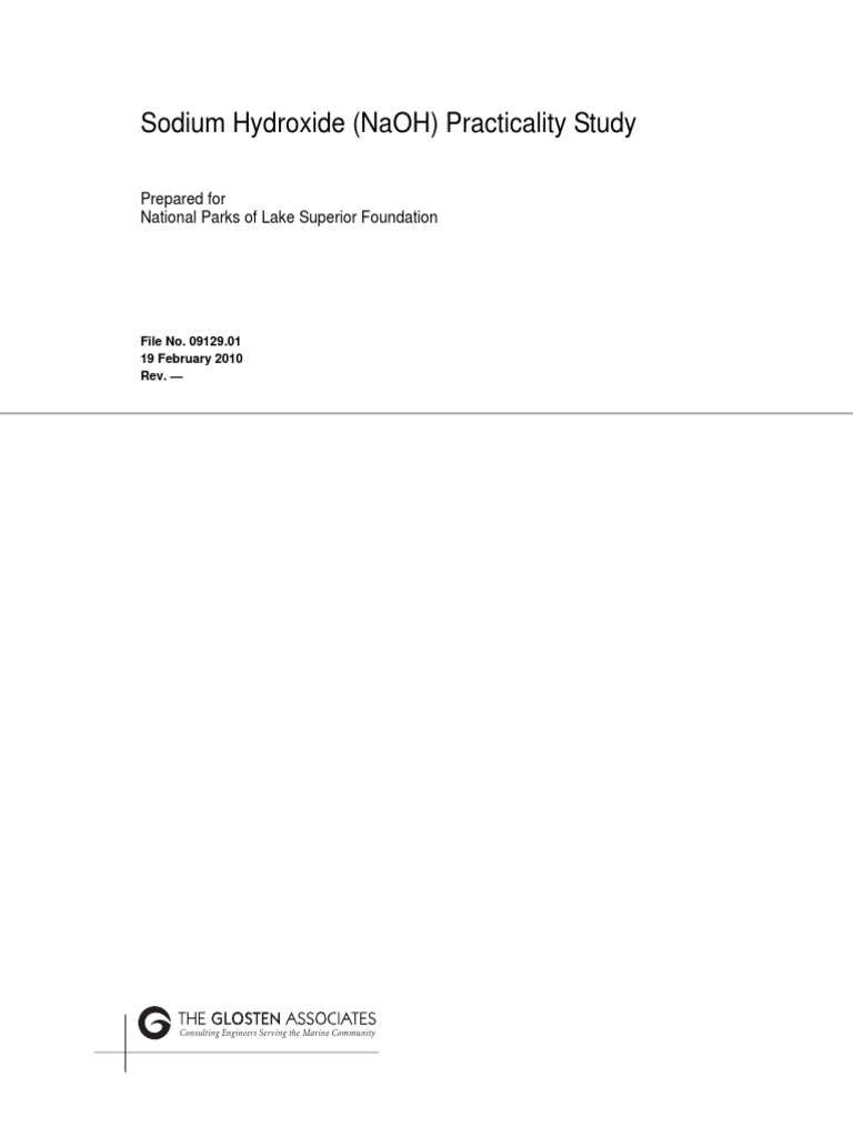 NaOH Practicality Study | PDF | Sodium Hydroxide | Carbon Dioxide