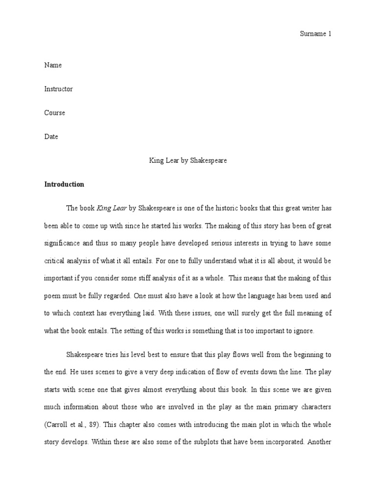 King Lear | PDF | King Lear | William Shakespeare