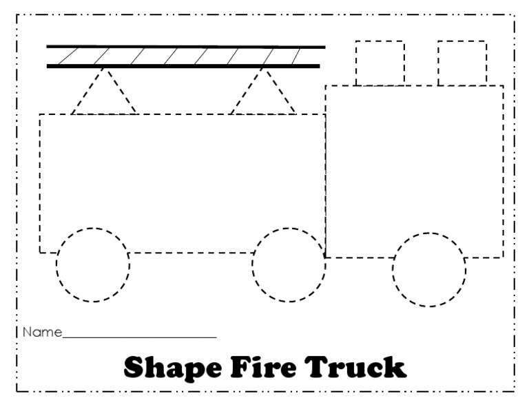 Shape Fire Truck: Name | PDF