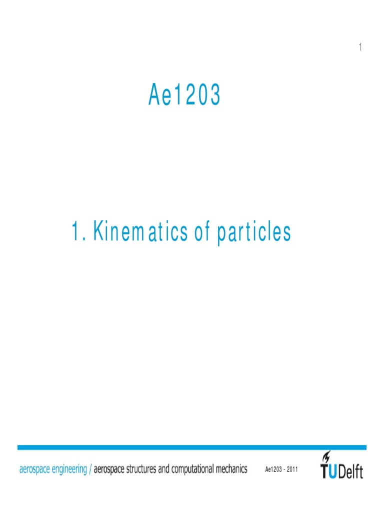 Kinematics of Particles | PDF | Acceleration | Euclidean Vector