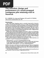 Design of Tieback Retaining Walls | PDF | Civil Engineering | Applied ...