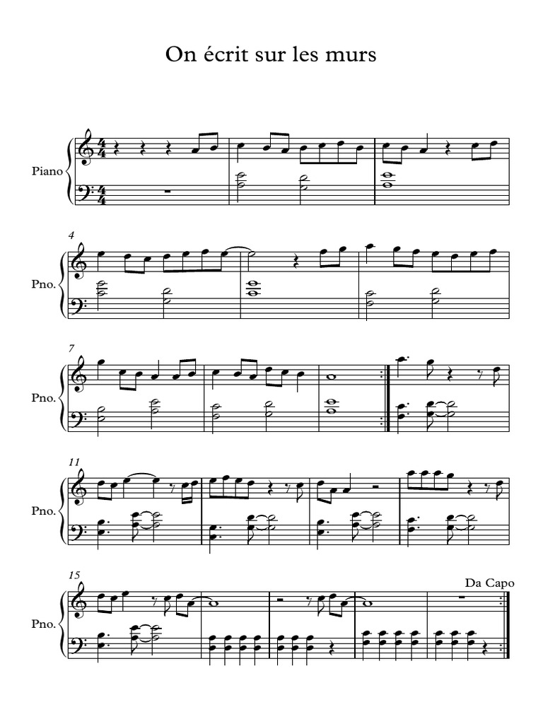 On écrit sur les murs