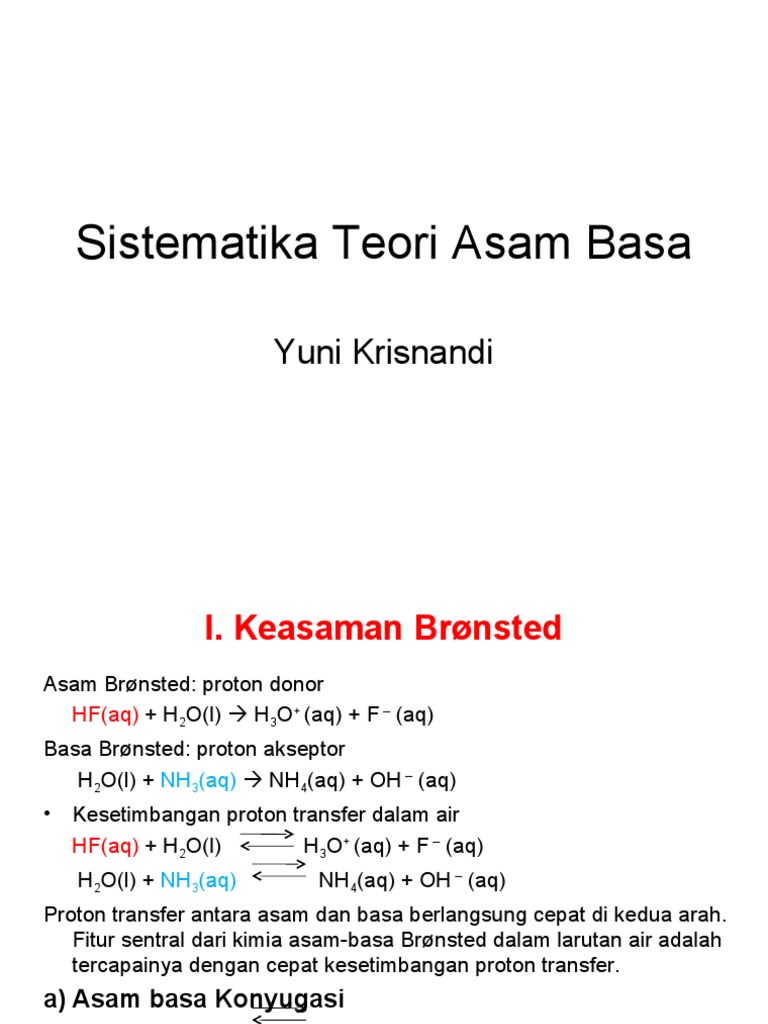 KOnsep Asam Basa PDF | PDF