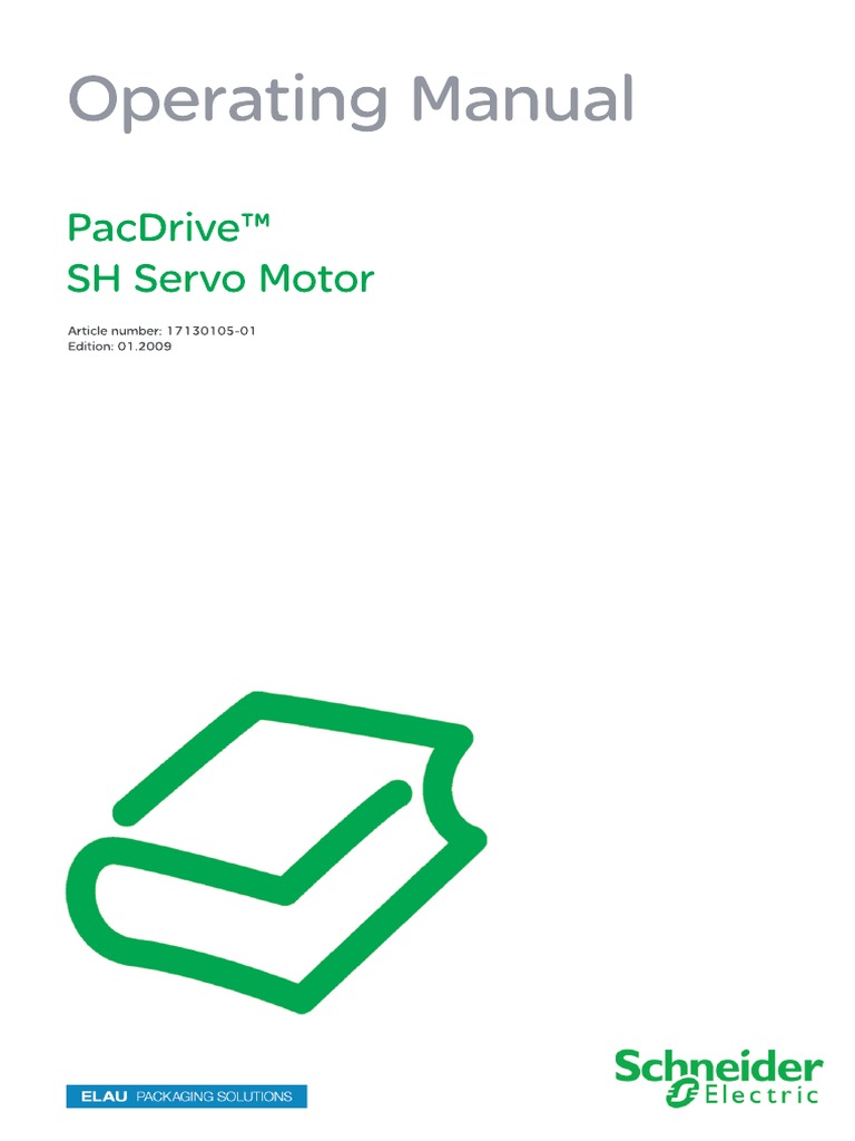 ELAU SH Servo Motor Kullanma Kilavuzu | PDF | Electrical Connector | Switch