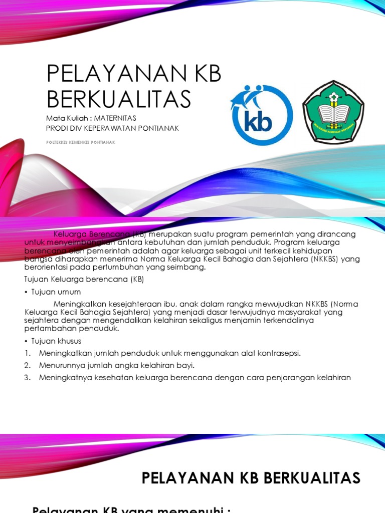Pelayanan KB | PDF