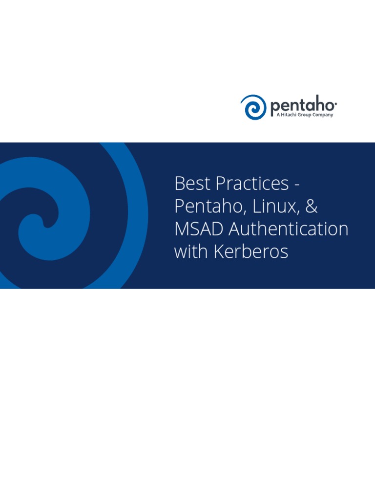 Pentaho Linux MSADAuth With Kerberos | PDF | Microsoft Sql Server ...