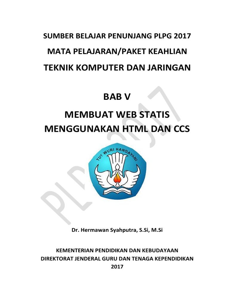 Bab 5. Membuat Web Statis Menggunakan HTML Dan CSS | PDF | Teknologi & Rekayasa