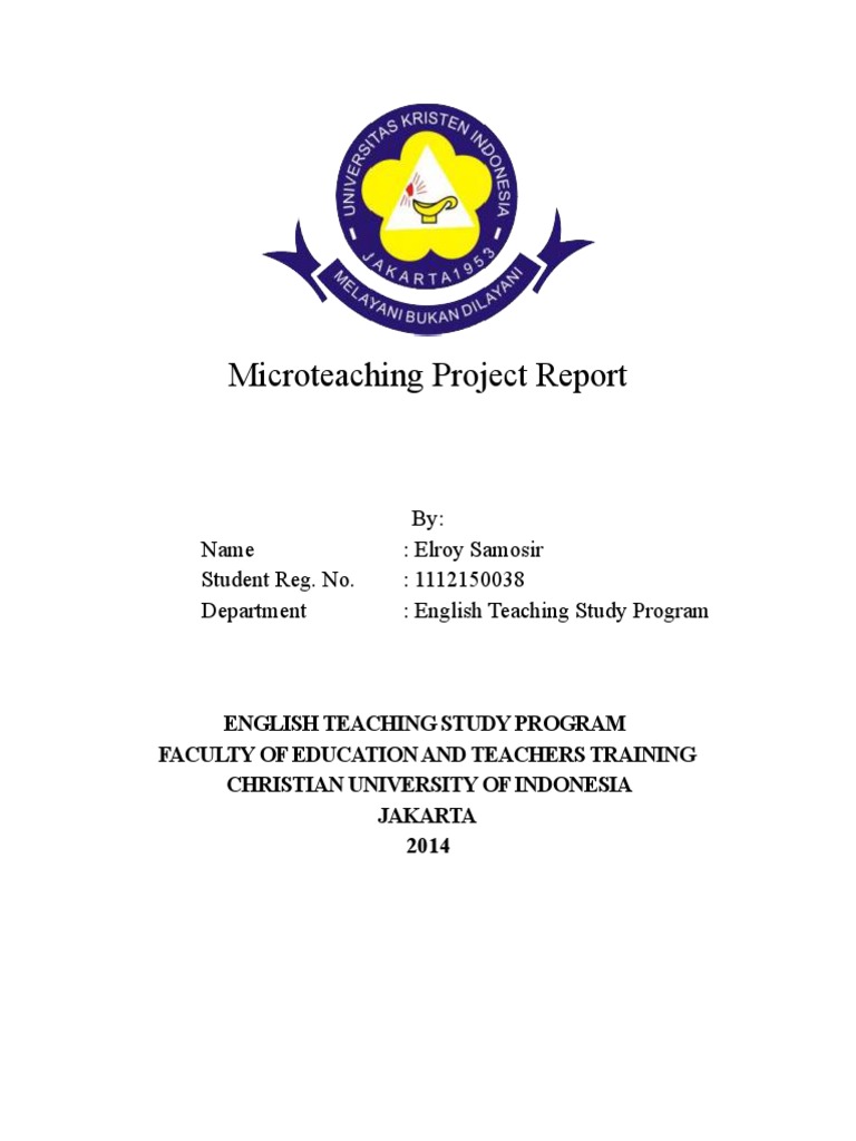 Microteaching Project Report | PDF