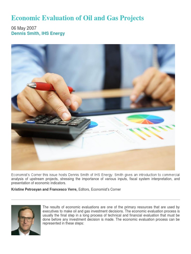 Economic Evaluation of Oil and Gas Projects | PDF | Net Present Value ...