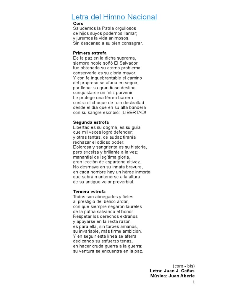 Himnos de Centroamerica Letra | Entretenimiento (general)